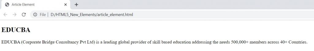 Html5 New Elements | List of Top 10 New Elements of Html5