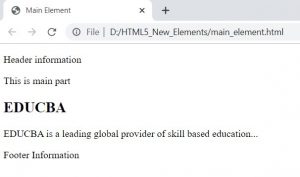 Html5 New Elements | List of Top 10 New Elements of Html5