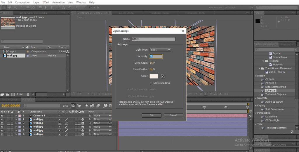 3D Effects in After Effects | Creating a Room with color in 3D Effects