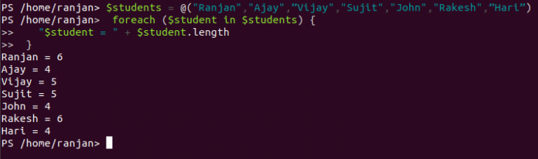 Powershell Foreach Loop How Does Foreach Loop Work In Powershell