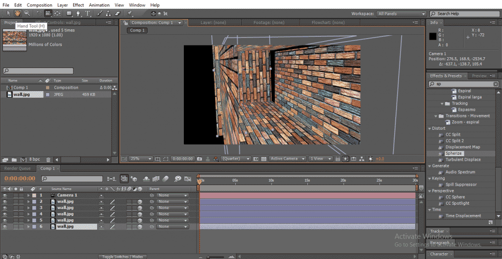 3D Effects in After Effects | Creating a Room with color in 3D Effects