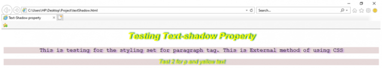 Css For Text Shadow Uses Of Text Shadow Property Offered In Css