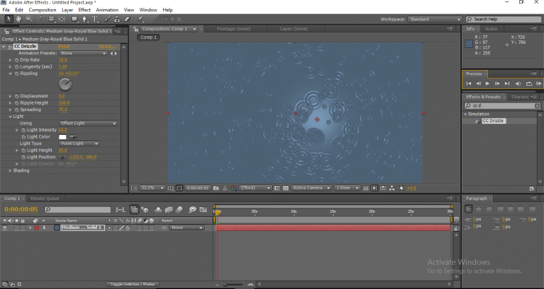 Rain in After Effects | Methods for Creating Rain Effects