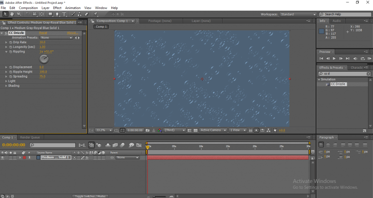 Rain in After Effects | Methods for Creating Rain Effects