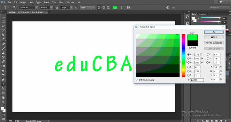 How to Change Text Color in Photoshop? | Process to Change Text Color