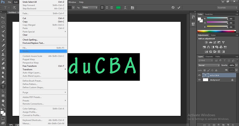 How To Change Text Color In Photoshop Process To Change Text Color