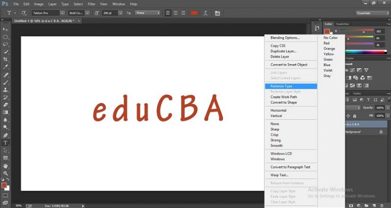 How to Change Text Color in Photoshop? | Process to Change Text Color