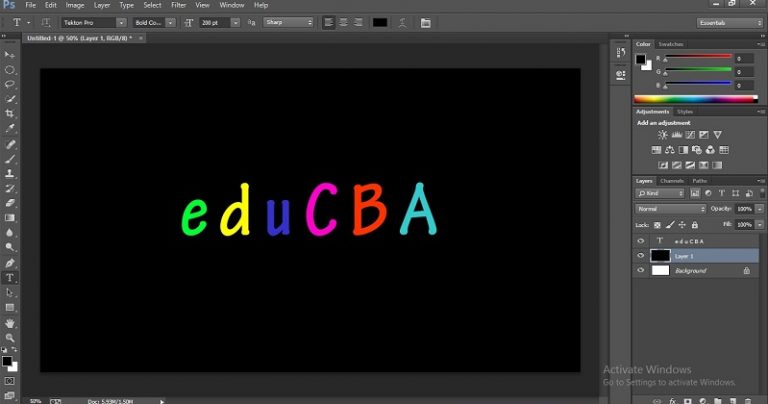 How to Change Text Color in Photoshop? | Process to Change Text Color