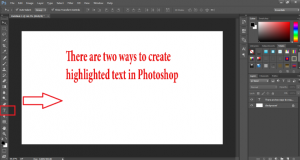 How to Highlight Text in Photoshop? | Techniques to Highlight Text