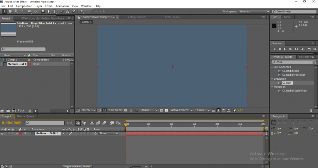Rain in After Effects | Methods for Creating Rain Effects