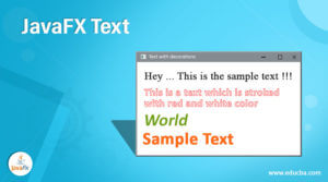 JavaFX Text | Properties | Constructors | Program to Implement