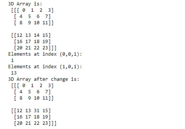 NumPy Arrays How To Create And Access Array Elements In NumPy 