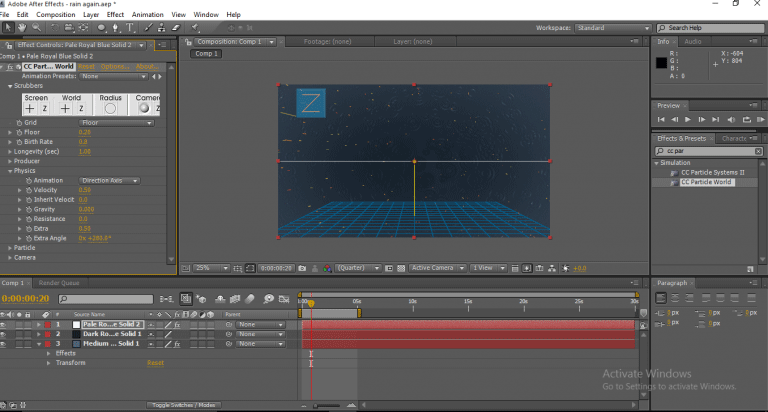 Rain in After Effects | Methods for Creating Rain Effects
