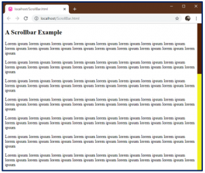 Scrollbar Color | How to Create Scroll Bars Using Css and Javascript?