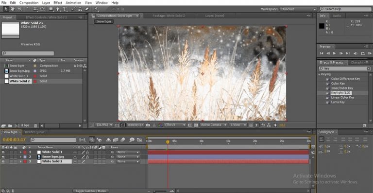 Snowfall in After Effects | Top 2 Methods to Create Snowfall Effect