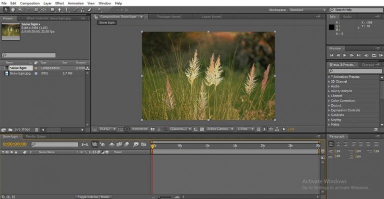 Snowfall in After Effects | Top 2 Methods to Create Snowfall Effect