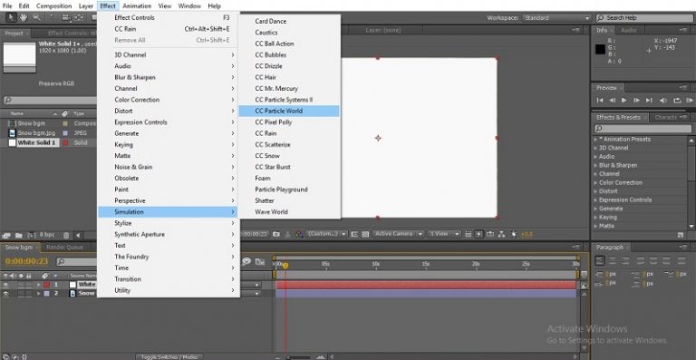 Snowfall in After Effects | Top 2 Methods to Create Snowfall Effect