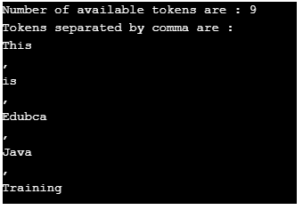 StringTokenizer in Java | String Tokenizer Constructors