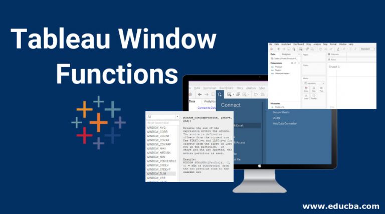 Tableau Window Functions | How does window functions work in tableau?