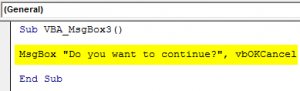 VBA Msgbox Yes/No | How to Work with Message Box Yes/No in VBA?