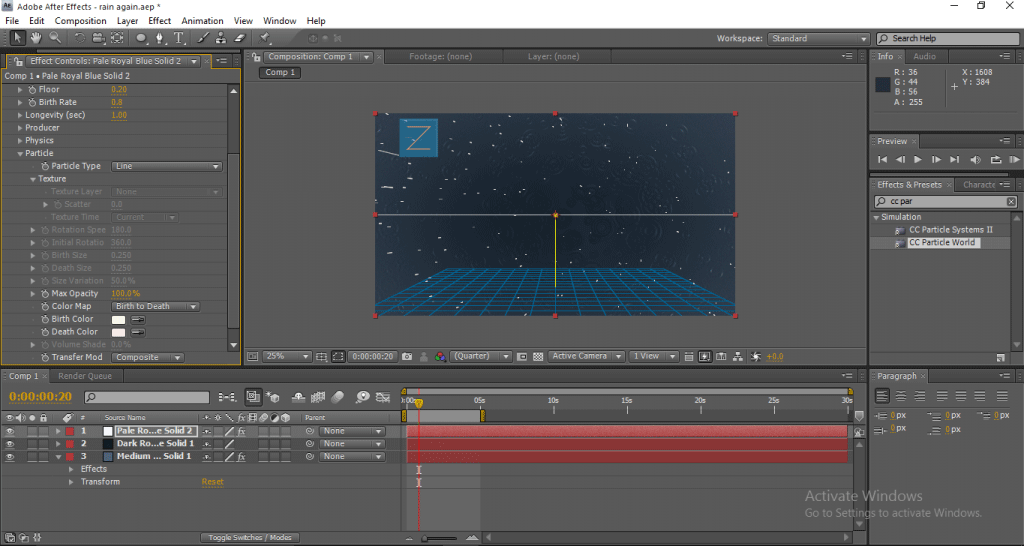 Rain in After Effects | Methods for Creating Rain Effects
