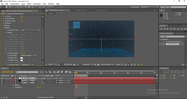Rain in After Effects | Methods for Creating Rain Effects