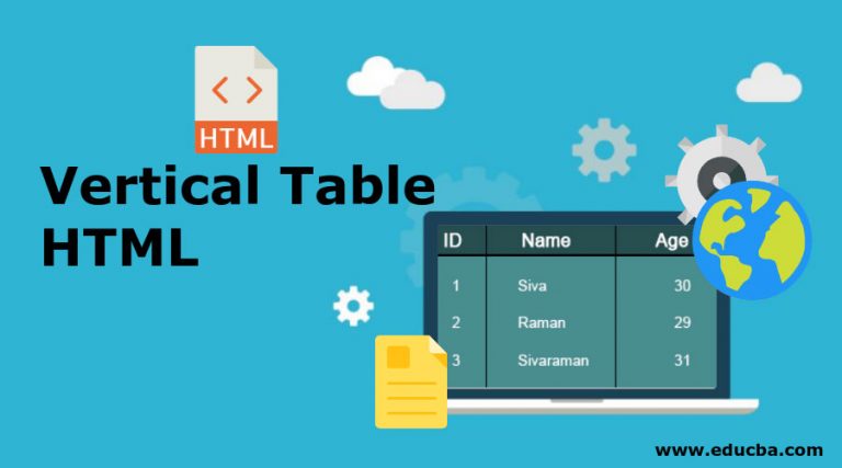 Vertical Table HTML | Know How to Create a Vertical Table in HTML?