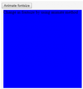 Animate in jQuery | Syntax, Properties and Examples of Animate in jQuery