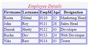Caption Tag in HTML | Working of Caption Tag in HTML with Examples