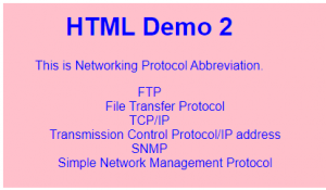 HTML Description List | Different Types of HTML Description List Tags