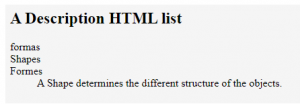 HTML Description List | Different Types of HTML Description List Tags