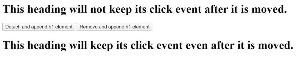 Jquery Detach Syntax And Different Examples Of Jquery Detach