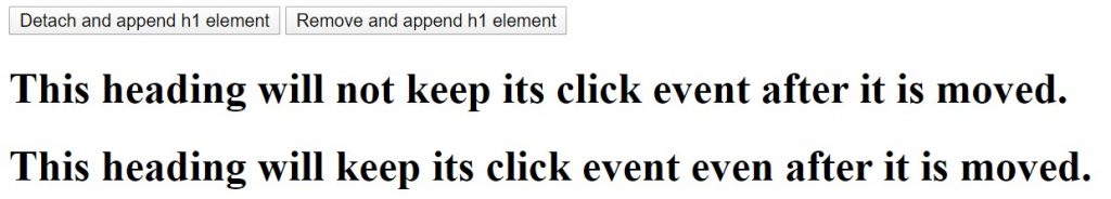 Jquery Detach Syntax And Different Examples Of Jquery Detach