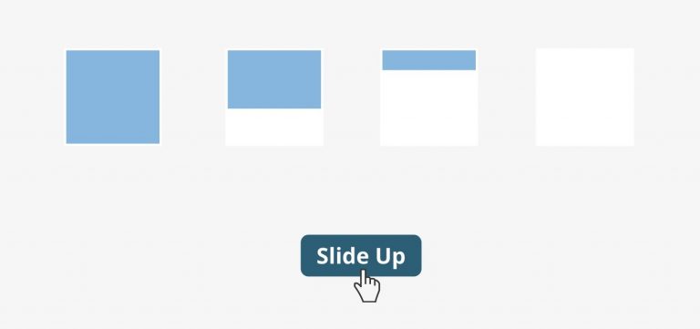 jQuery slideUp() | Parameters and Various Examples of jQuery slideUp()