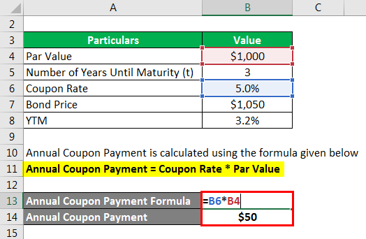Bond Yield Formula Calculator Example With Excel Template 