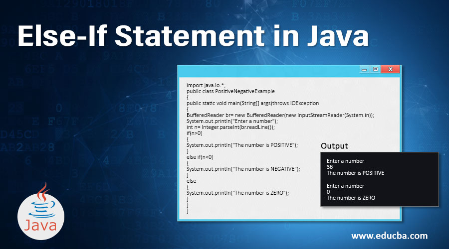 Else If Statement In Java Learn The Examples Of Else If Statement