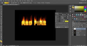 Fire Effect in Photoshop | Creating Realistic Fire Text Effects in ...