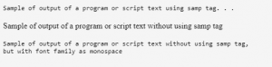 HTML samp Tag | Four Examples to Implement HTML samp Tag