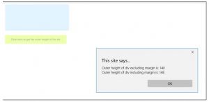 jQuery outerHeight() | Examples of jQuery outerHeight() Method
