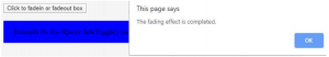 JQuery fadeToggle | Learn the Examples of JQuery fadeToggle
