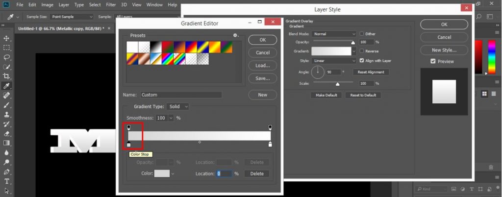 Metallic Effect Photoshop | Create Realistic Metallic Effect in Photoshop