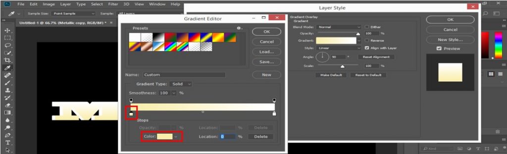 Metallic Effect Photoshop | Create Realistic Metallic Effect in Photoshop