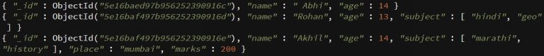 Mongodb List Collections List Of Top 11 Mongodb Collection Examples 7928