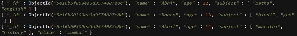Mongodb List Collections List Of Top 11 Mongodb Collection Examples 9244