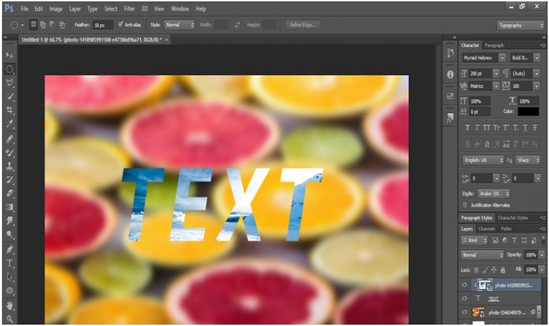 Photoshop Font Effects | Apply Amazing Font Styles for Digital Effects