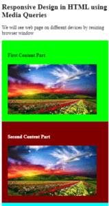 Responsive in HTML | Syntax Used in HTML Responsive Design