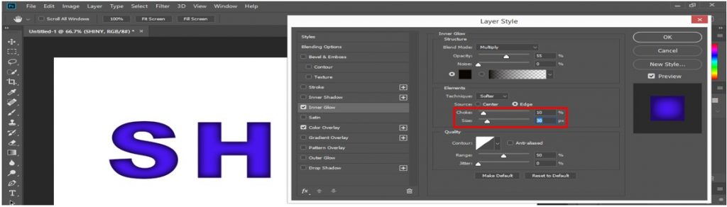 Shiny Effect Photoshop | Creating Shiny Effect in Adobe Photoshop