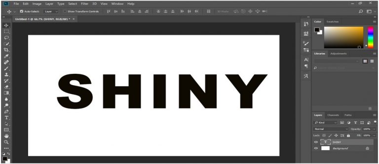 Shiny Effect Photoshop | Creating Shiny Effect in Adobe Photoshop