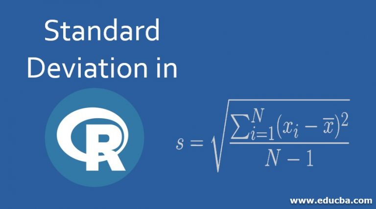 Standard Deviation In R Methods To Calculate Standard Deviation In R