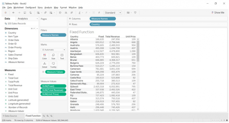 Tableau Fixed Function Learn How To Use Tableau Fixed Function